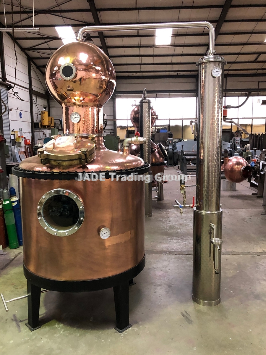Copper Pot Still Adrian Edelbrande 1400 liters for Whiskey and Brandy ...